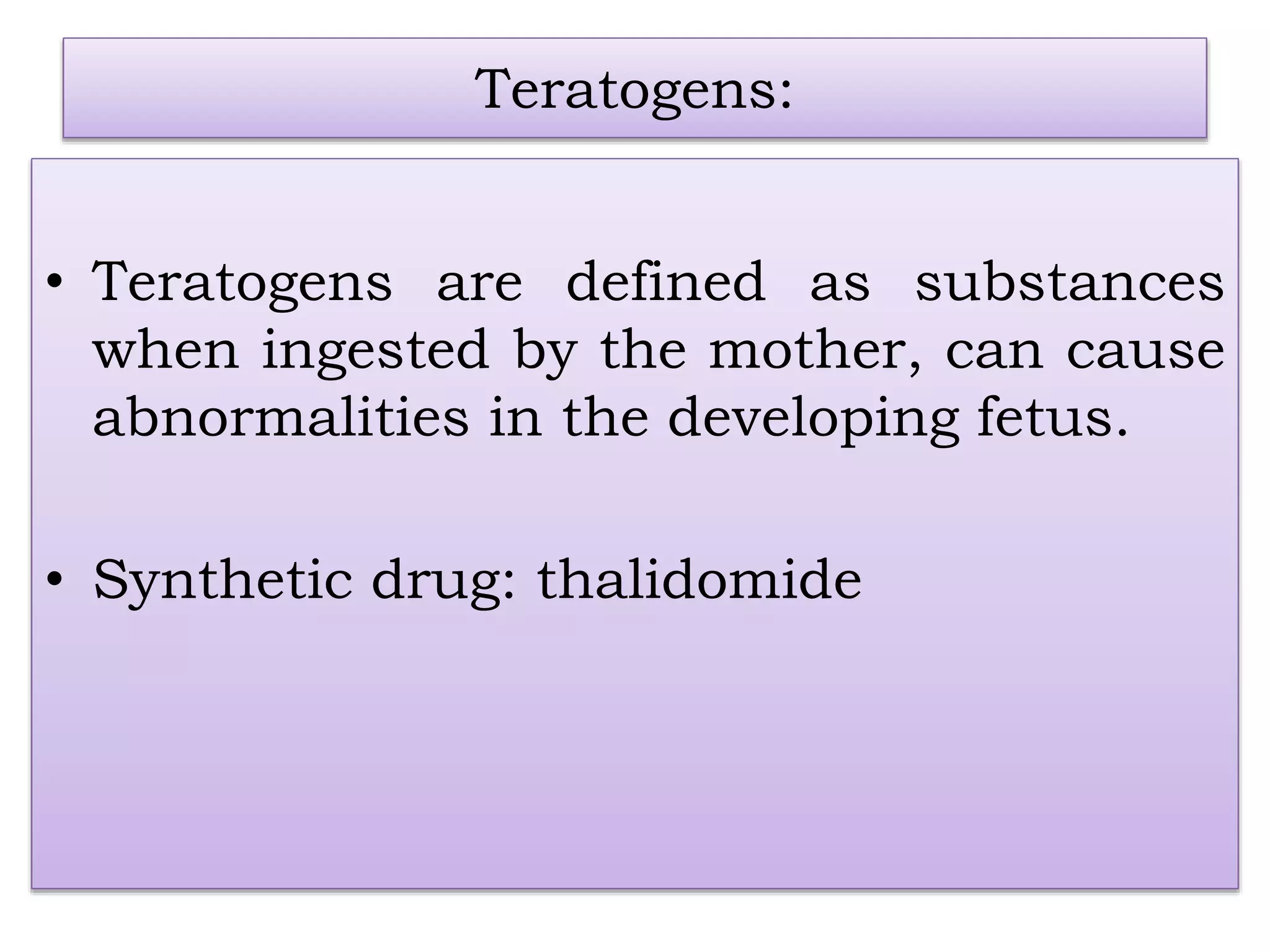 Pharmacognosy of teratogenic plants | PPTX