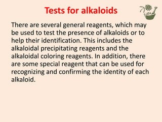 Pharmacognosy part 3 | PPTX