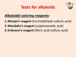 Pharmacognosy part 3 | PPTX