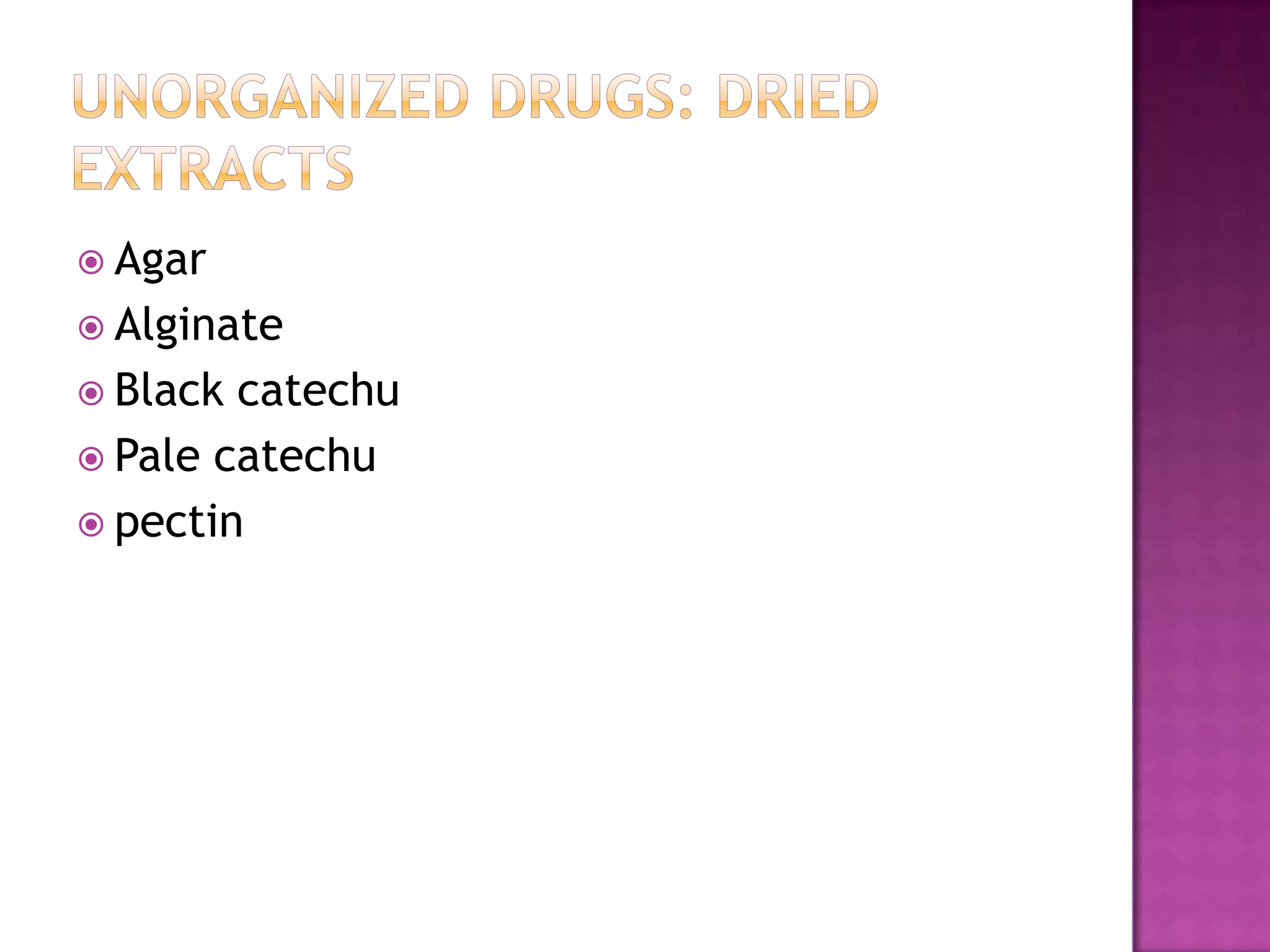 Pharmacognosy & phytochemistry | PPTX