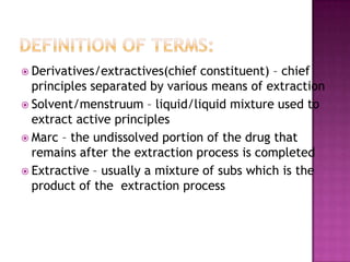 Pharmacognosy & phytochemistry | PPTX