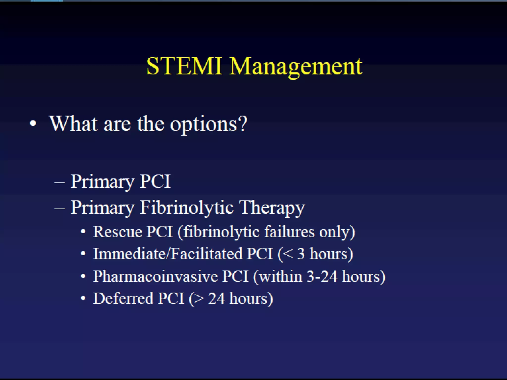 Pharmacoinvasive approach for stemi | PPTX
