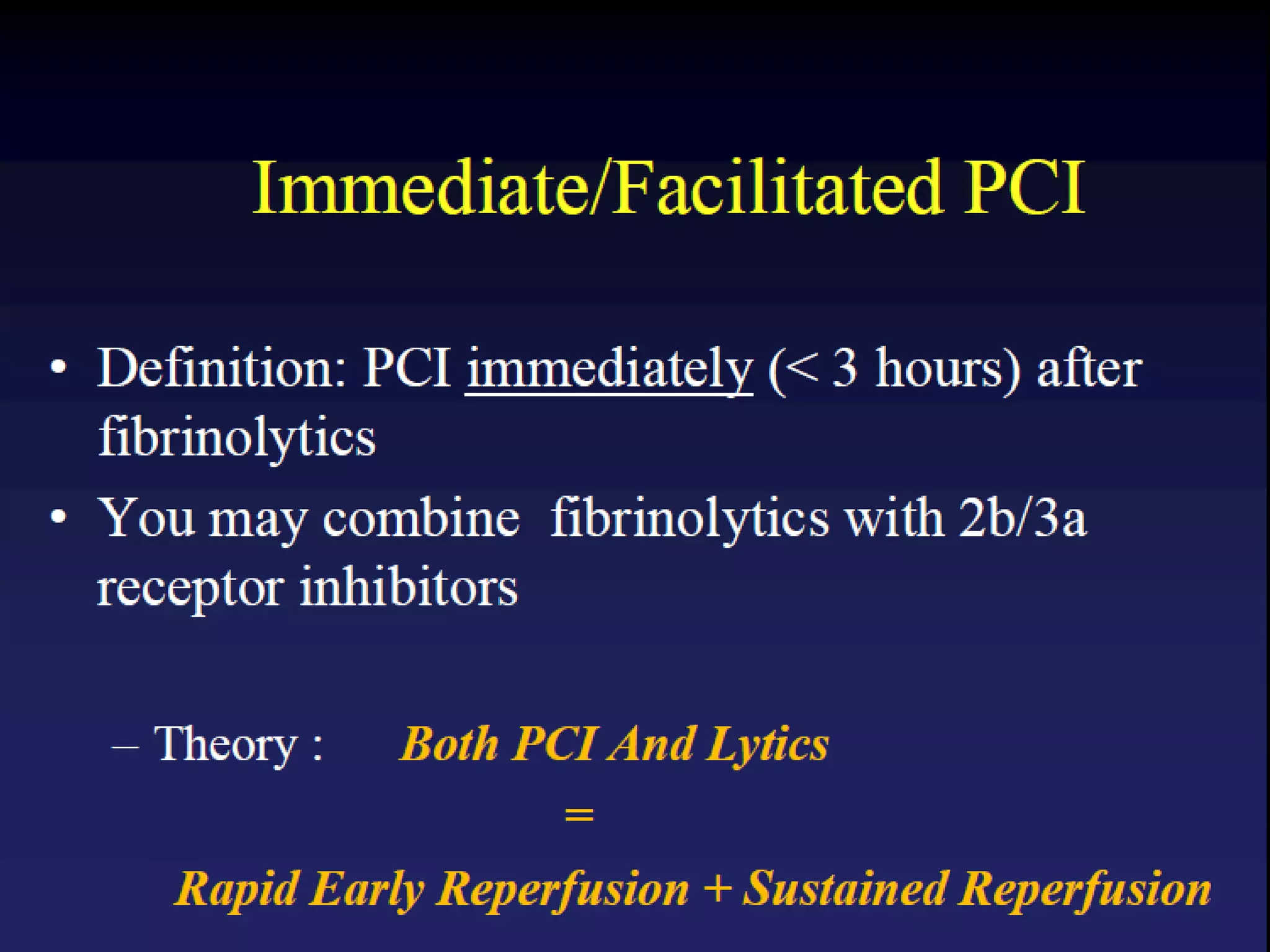 Pharmacoinvasive approach for stemi | PPTX