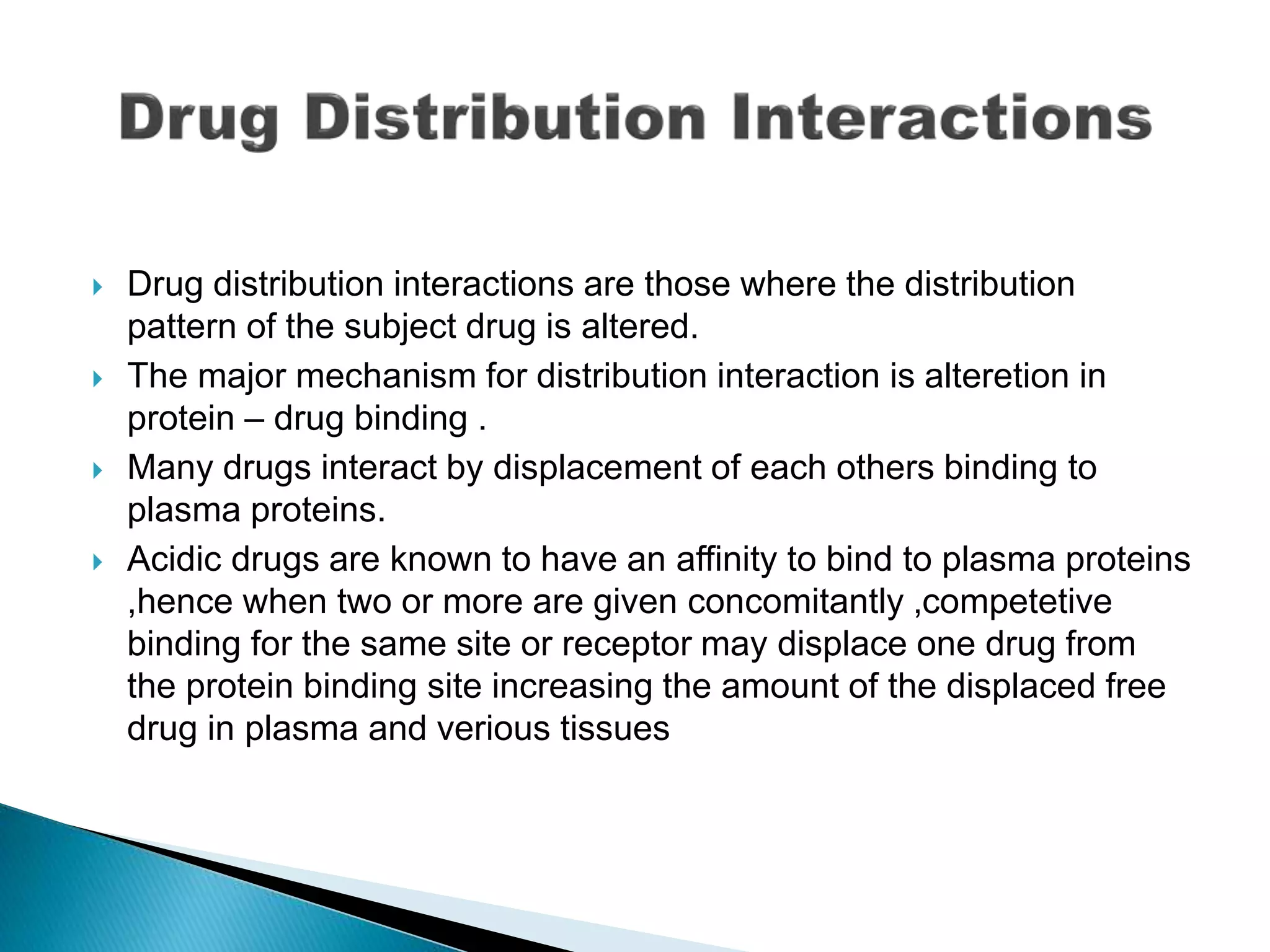 Pharmacokinetic and pharmacodynamic drug interactions | PPTX