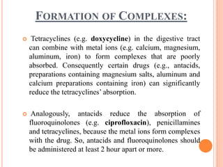 Pharmacokinetic aspects of Drug Interactions | PPT