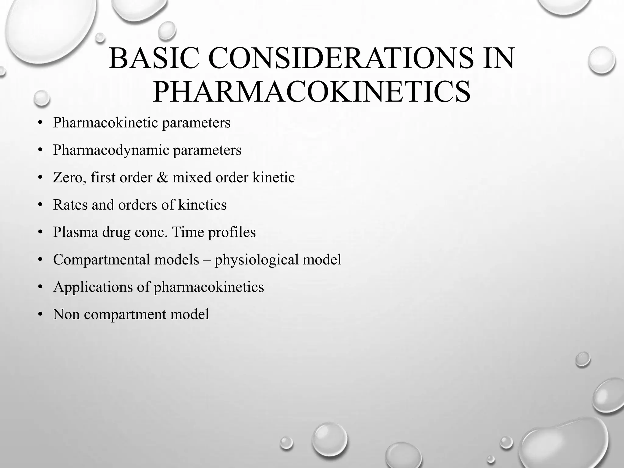 Pharmacokinetic models | PPTX | Pharmaceutical Drugs | Medical Health