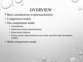 Pharmacokinetic models | PPT