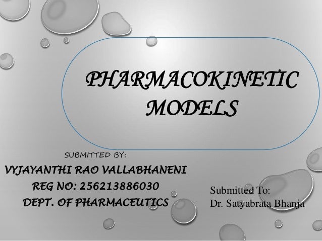 Pharmacokinetic models