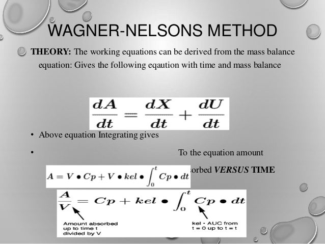 Pharmacokinetic models