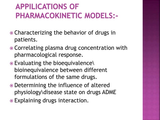 Pharmacokinetic models | PPT