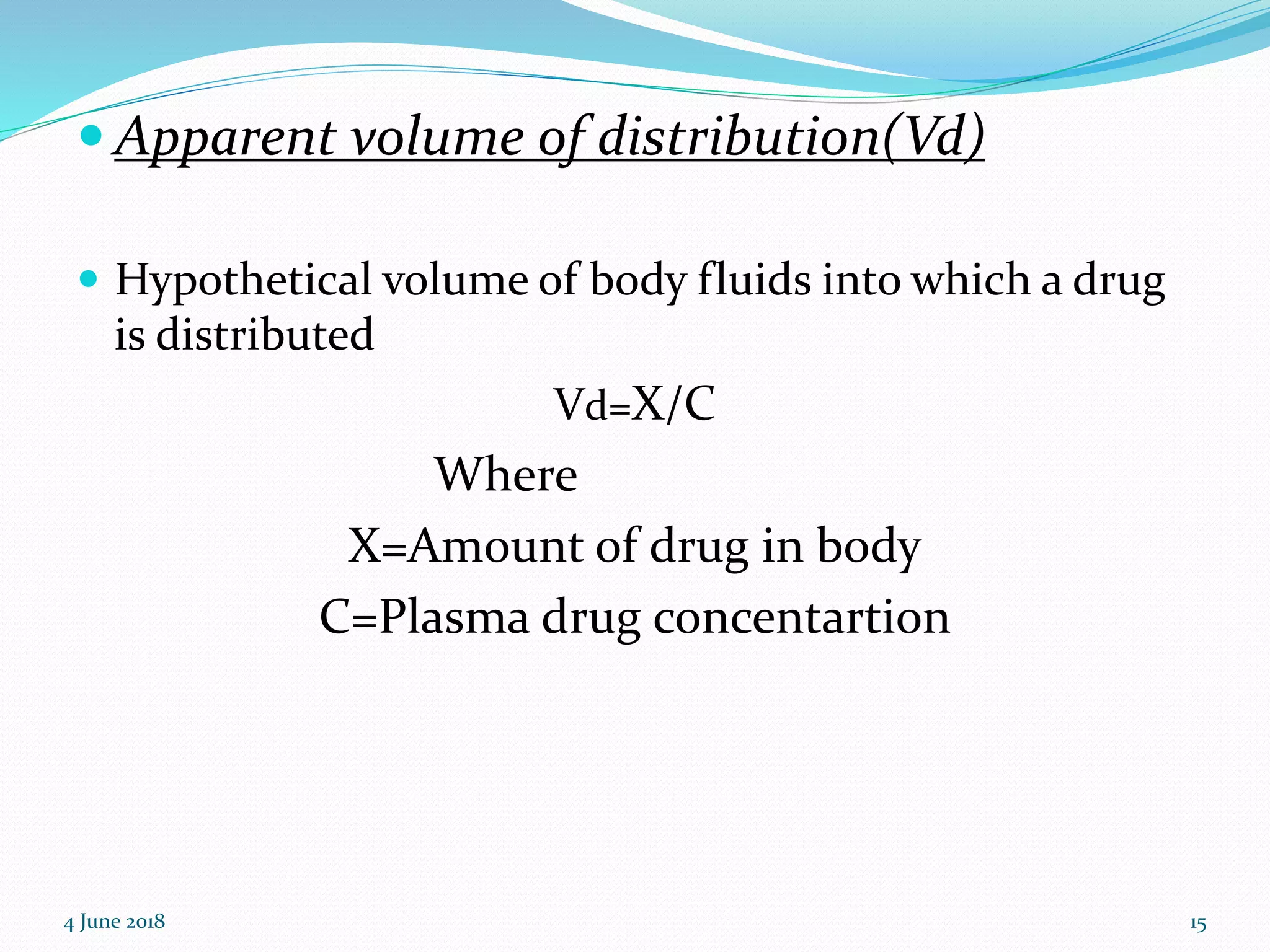 Pharmacokinetic of cdds | PPTX