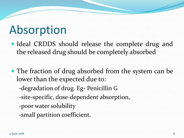 Pharmacokinetic of cdds | PPTX | Lung and Respiratory Health | Diseases ...