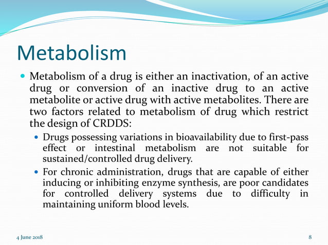Pharmacokinetic of cdds | PPTX | Lung and Respiratory Health | Diseases ...