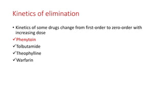 Pharmacokinetic principles 2 | PPTX