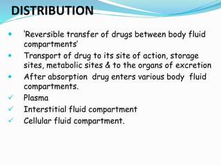 Pharmacokinetics-1 | PPTX