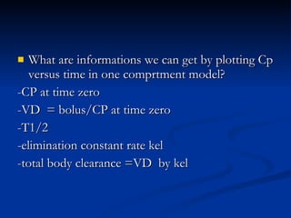 Pharmacokinetics | PPT