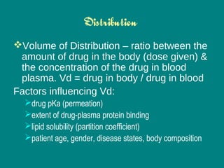 Pharmacokinetics | PPT