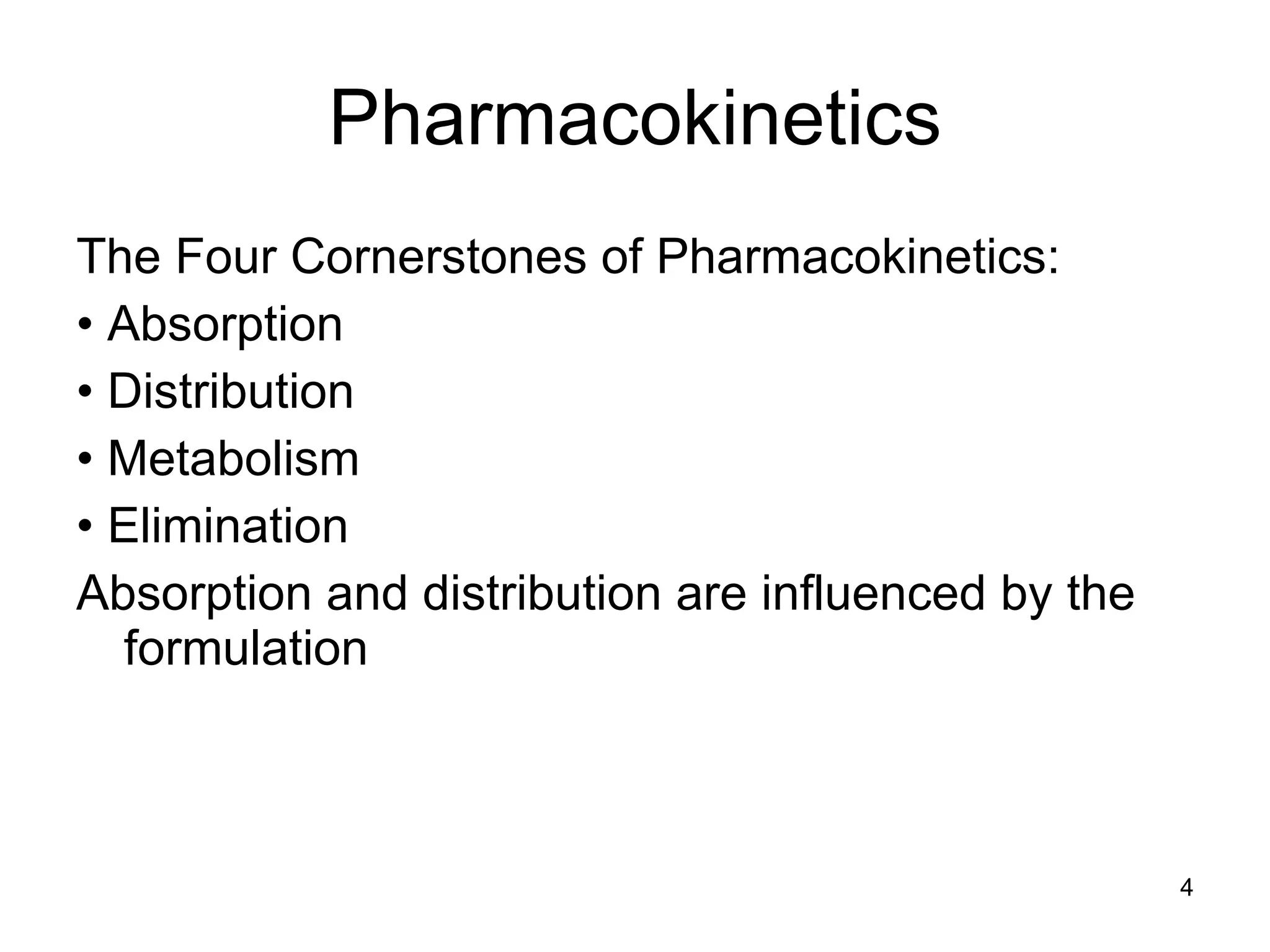 Pharmacokinetics | PPT