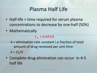 Pharmacokinetics | PPTX