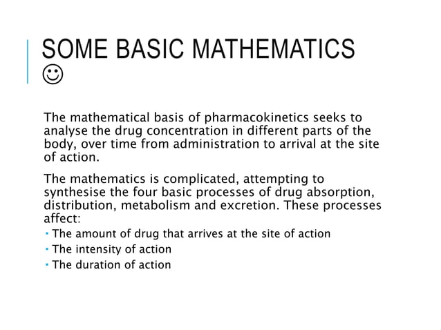 Pharmacokinetics | PPT