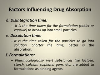 Dental Pharmacology -Pharmacokinetics | PPTX