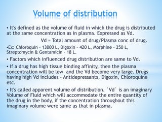 Pharmacokinetics | PPTX