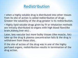 Pharmacokinetics | PPTX