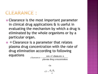 Pharmacokinetics | PPT