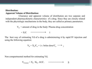 pharmacokinetics .Pharm.D(one compartment).pptx | Pharmaceutical Drugs ...