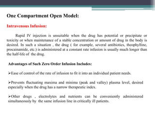 pharmacokinetics .Pharm.D(one compartment).pptx | Pharmaceutical Drugs ...