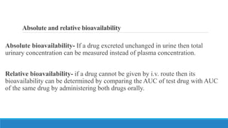 Pharmacokinetics- ABSORPTION, DISTRIBUTION.pptx