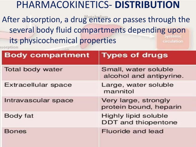 Pharmacokinetics absorption,distribution,metabolism,excretion | PPTX ...