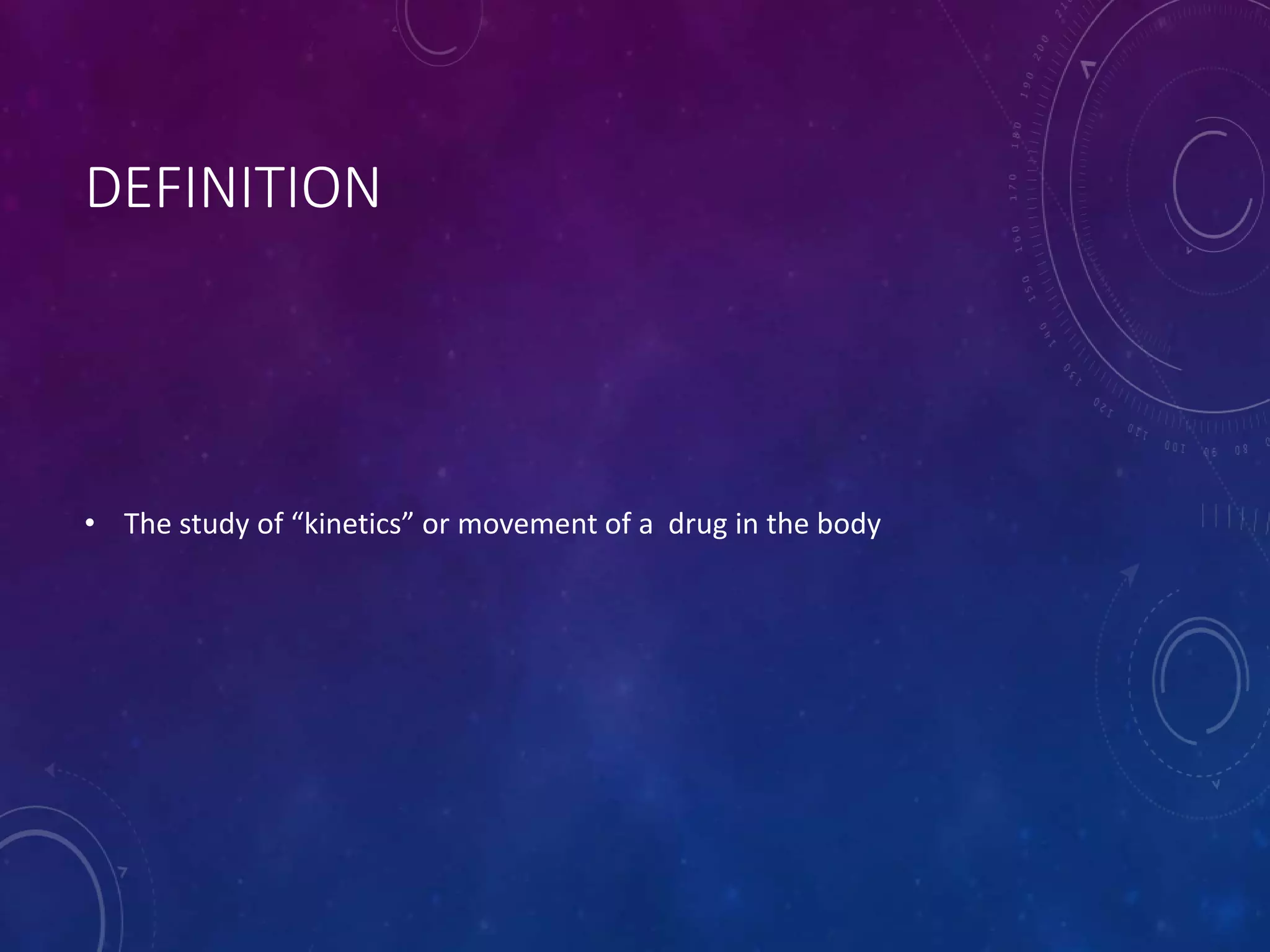 Pharmacokinetics Drug Distribution | PPTX