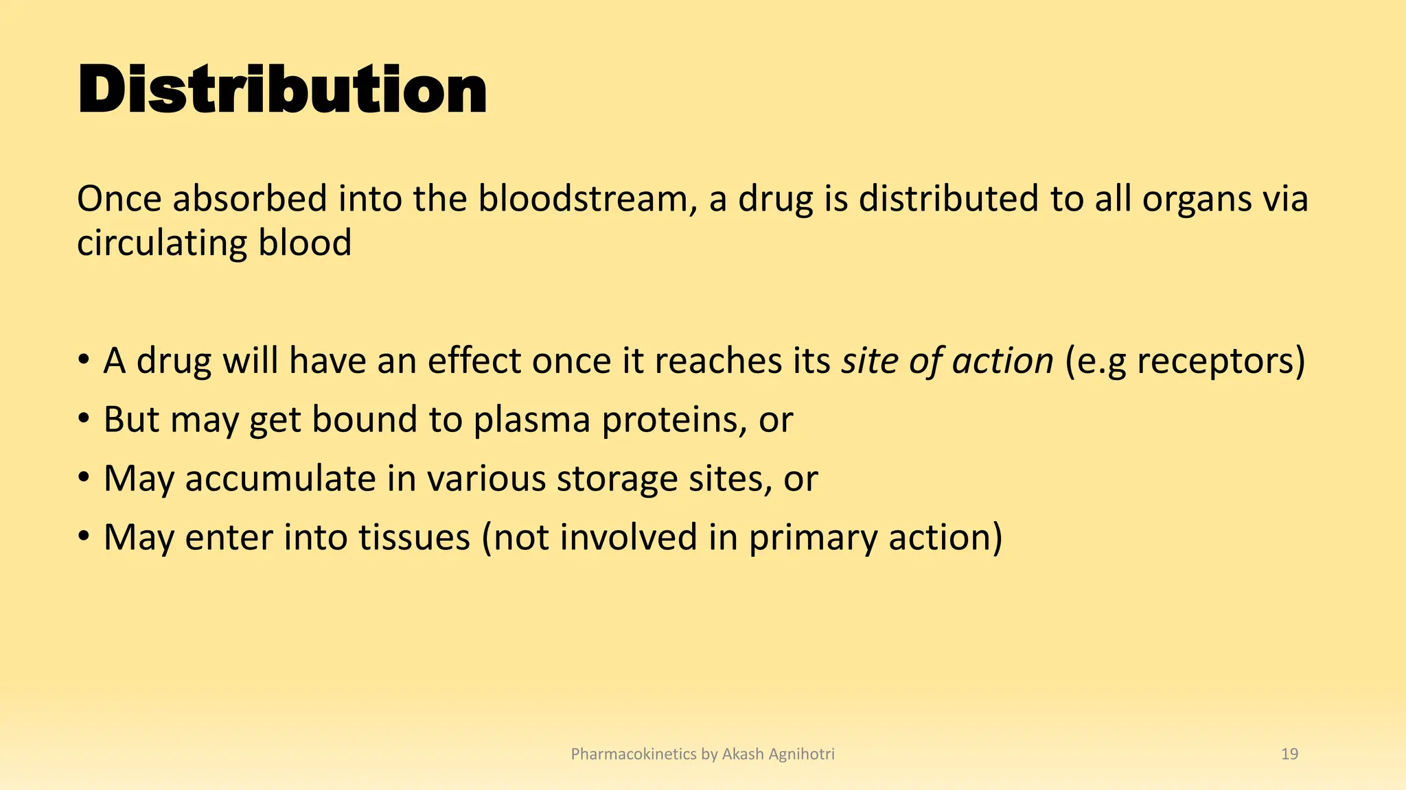 Pharmacokinetics of Drugs: Introduction to Pharmacology | PPTX