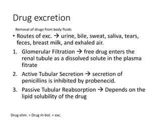 Pharmacokinetics | PPTX
