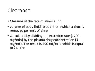 Pharmacokinetics | PPTX