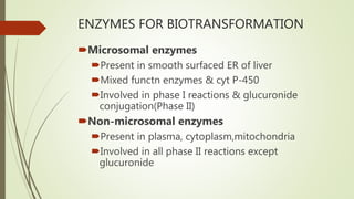 Biotransformation | PPTX