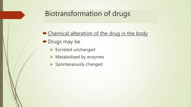 Biotransformation | PPTX | Endocrine and Metabolic Diseases | Diseases ...