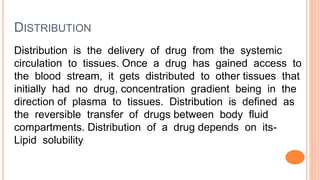 Pharmacokinetics2 | PPTX