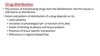 Pharmacokinetics absorption and distribution | PPT