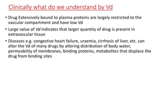 Pharmacokinetics absorption and distribution | PPTX