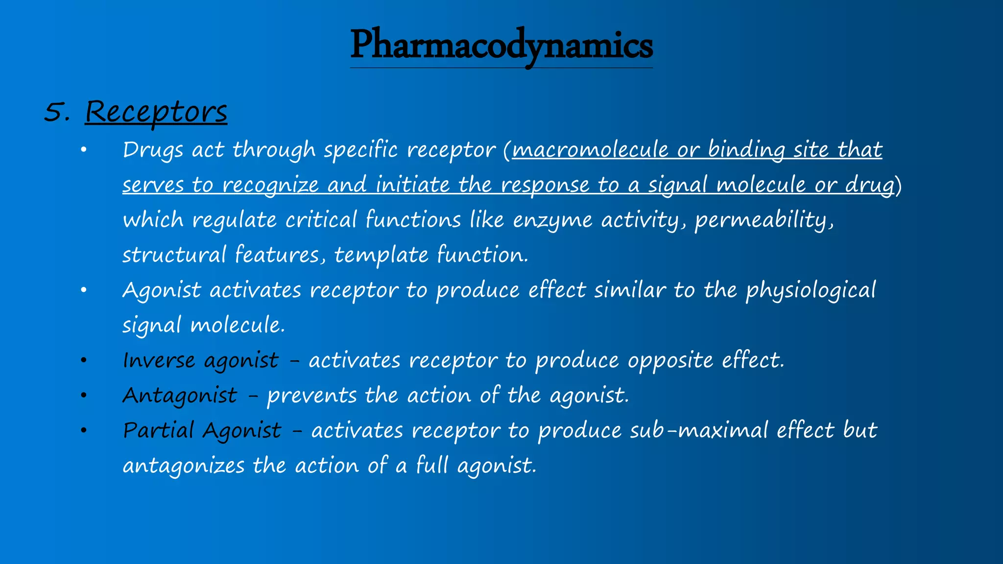 Pharmacokinetics and pharmacodynamics | PPTX