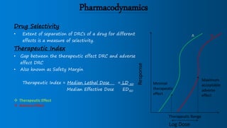 Pharmacokinetics and pharmacodynamics | PPTX