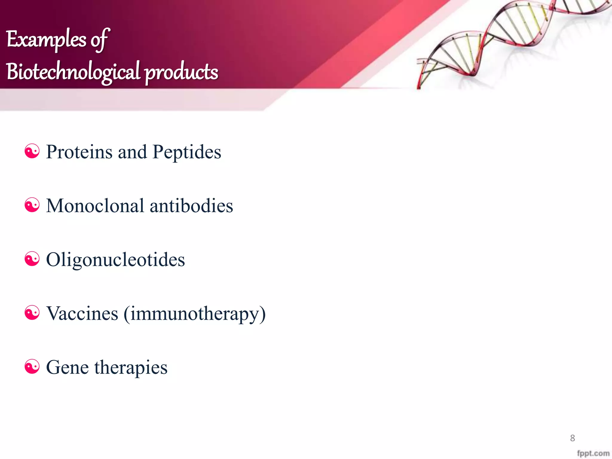 Pharmacokinetics and pharmacodynamics of biotechnological products | PPTX