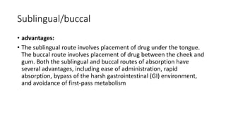 Pharmacokinetics and route of drug administration | PPT