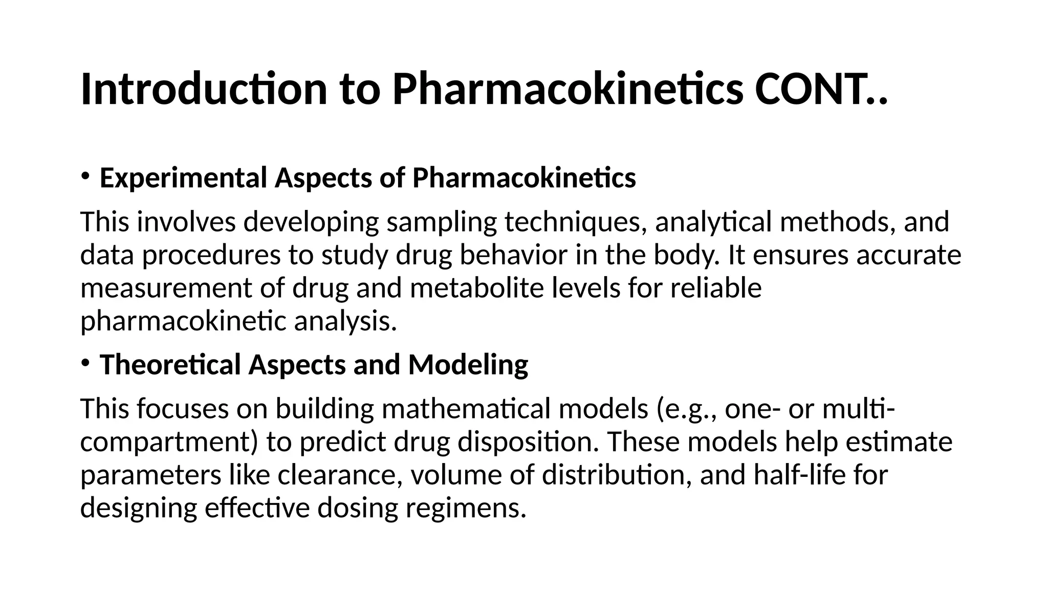 pharmacokinetics chap 4 presentation for university | PPTX