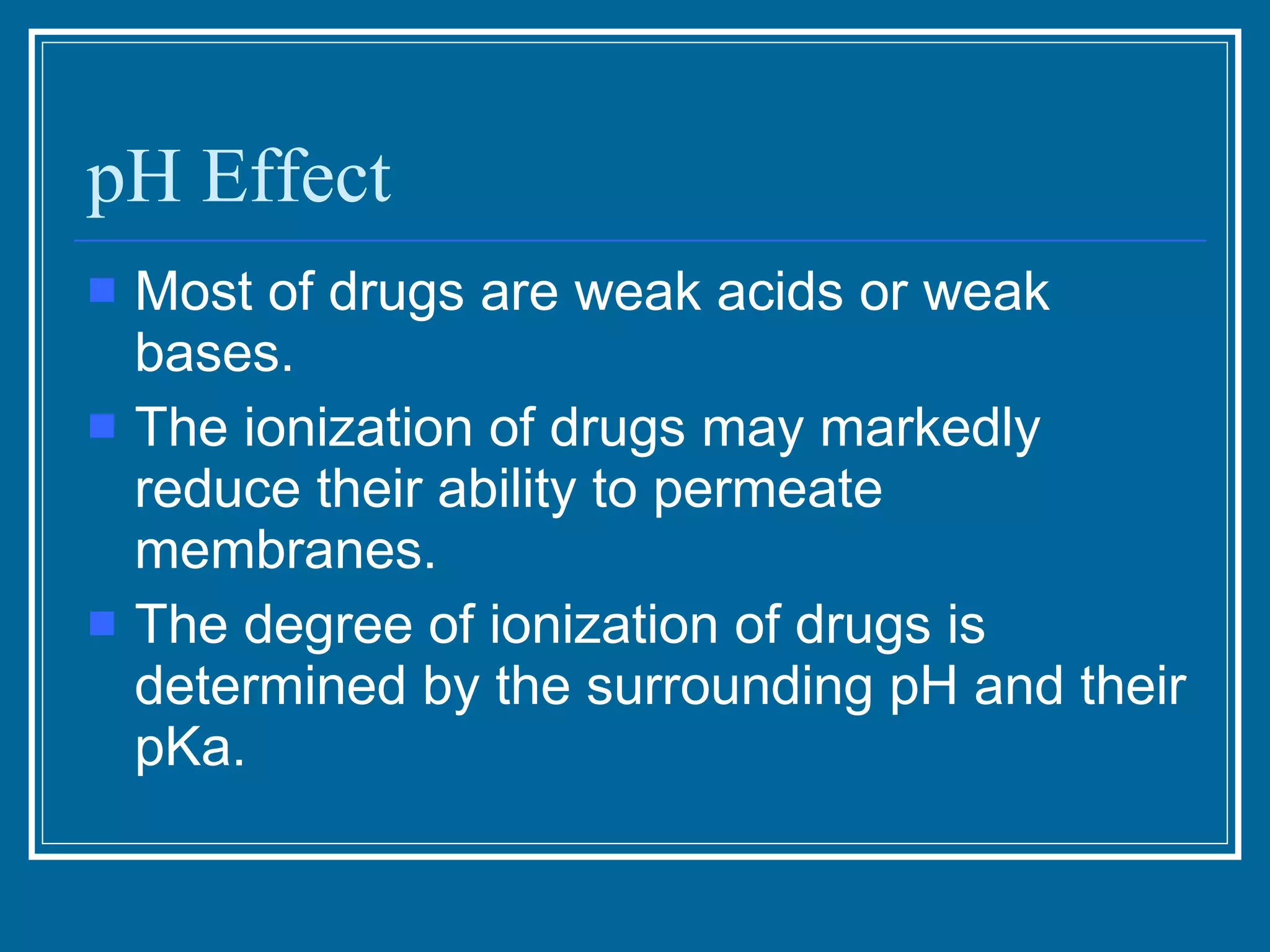 Pharmacokinetics - drug absorption, drug distribution, drug metabolism ...