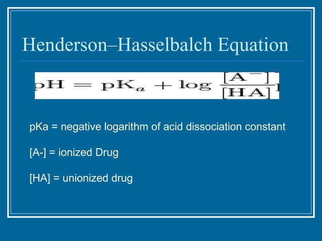 Pharmacokinetics - drug absorption, drug distribution, drug metabolism ...