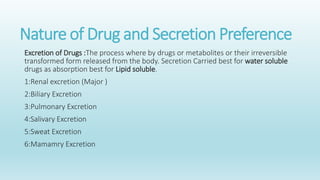 Pharma Co Kinetics Filtration by Kidney | PPTX