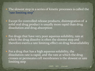 Pharmacokinetics mpharm | PPTX